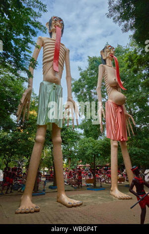 Large figure in the Hell Garden at Wat Muang in Ang Thong, Thailand ...