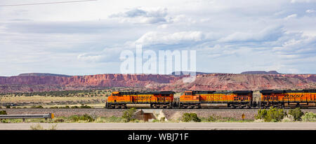Chinle, Arizona, USA. May 17, 2019. The town is located in Apache ...