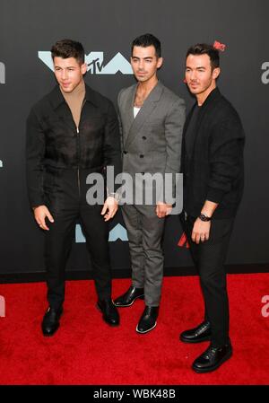 (L-R) Kevin Jonas, Nick Jonas and Joe Jonas attend Disney+'s "A Very ...
