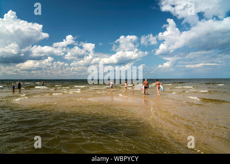 Ostsee Strand von Misdroy / Miedzyzdroje, Insel Wolin, Westpommern ...