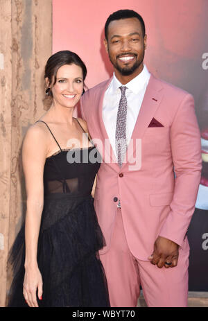 Lisa Mitchell and Isaiah Mustafa at the 'It Chapter Two' film premiere ...