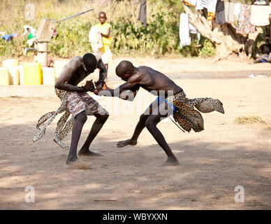 Bor, South Sudan. Dinka Tribesmen. Photographed September 1972 Stock ...