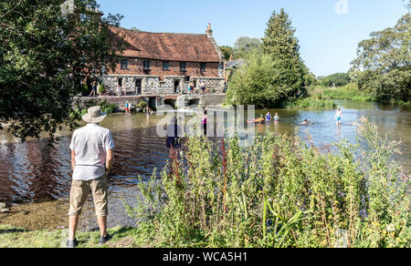 The Old Mill At Harnham Salisbury Wiltsire UK Stock Photo - Alamy