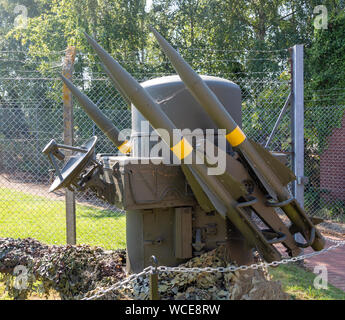 Cold War Weapons, RAF Museum, London, UK. This is the Hunting JP233 ...