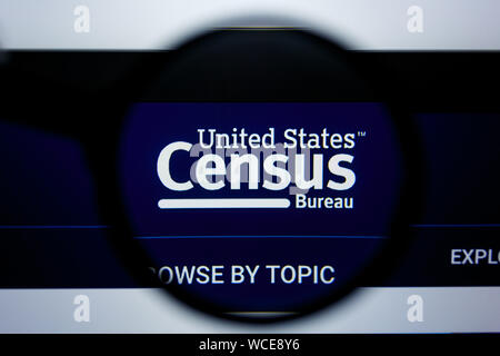 United States Census website Stock Photo - Alamy