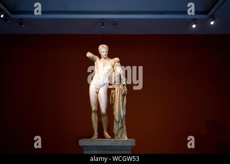 Masterpice of classical sculpture the 4th century Parian marble Hermes ...