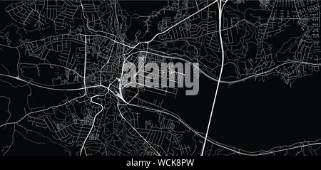 Urban vector city map of Vejle, Denmark Stock Vector Image & Art - Alamy
