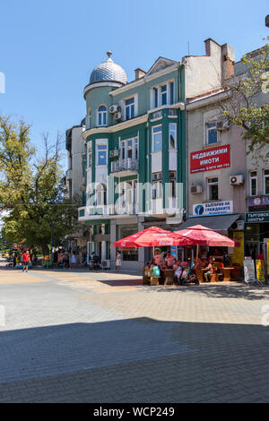 ASENOVGRAD, BULGARIA - AUGUST 5, 2019: Center of town of Asenovgrad ...