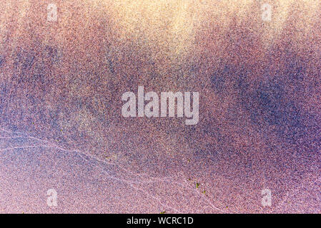 closeup of wet colorfull sand pattern of a beach Stock Photo - Alamy