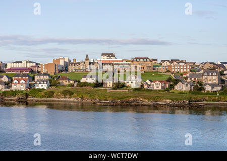Lerwick from, MV Hrossey ferry NorthLink Ferries, Shetland, Scotland ...