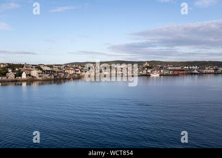 Lerwick from, MV Hrossey ferry NorthLink Ferries, Shetland, Scotland ...
