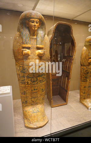 The Royal Mummy Room at the Egyptian Museum Stock Photo - Alamy