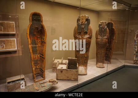 The Royal Mummy Room at the Egyptian Museum Stock Photo - Alamy