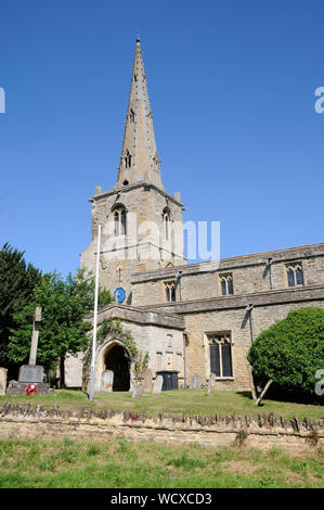 St Mary the Virgin Church, Podington, Bedfordshire Stock Photo - Alamy