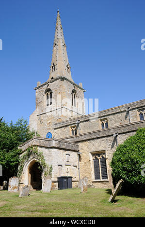 St Mary the Virgin Church, Podington, Bedfordshire Stock Photo - Alamy