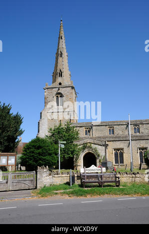 St Mary the Virgin Church, Podington, Bedfordshire Stock Photo - Alamy