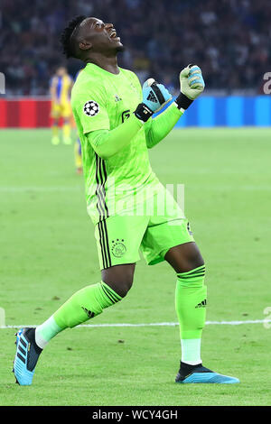 28-08-2019: Voetbal: Ajax v APOEL Nicosia: Amsterdam L-R: Sergino Dest ...