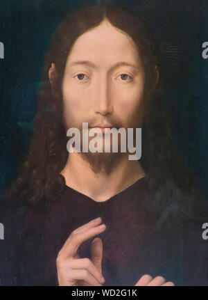 Christ Giving His Blessing by Hans Memling Stock Photo - Alamy