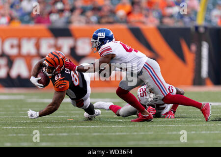 Cincinnati Bengals tight end Cethan Carter (82) during an NFL football ...