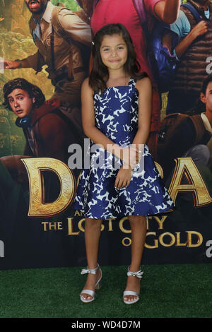 LOS ANGELES - JUL 28: Madelyn Miranda at the "Dora and the Lost City of ...
