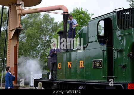 Water Tank, Didcot Railway Centre, Didcot, Oxfordshire, England, UK, GB ...
