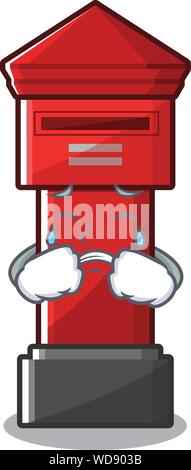 vector mailbox with a the crying mascot Stock Vector Image & Art - Alamy