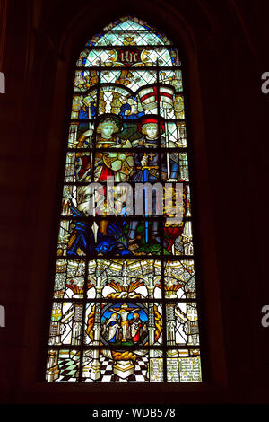 Stained glass window Southwell Minster 12th 14th century Norman ...