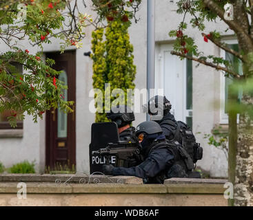 20 August 2019. Elgin, Moray, Scotland, UK. This is the scene of a ...
