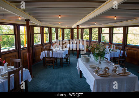 Old ship Dining room Stock Photo - Alamy