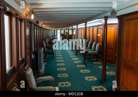 old steam ship interiors Stock Photo - Alamy
