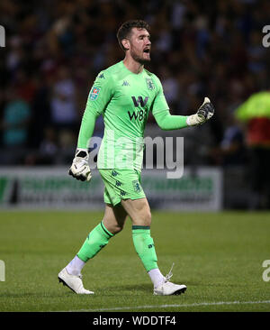 Aston Villa goalkeeper Jed Steer Stock Photo - Alamy