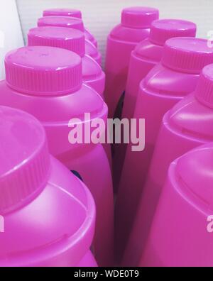 Bottles of bleach Stock Photo - Alamy