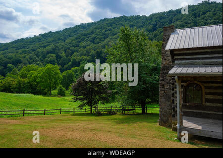 Sneedville, Tennessee, USA - Mahala Mullins Cabin relocated to this ...