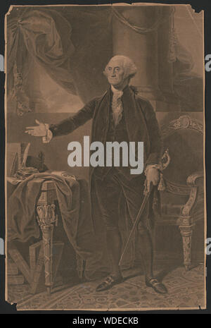 General Washington - painted by Gabriel Stuart, 1797 ; engraved by ...