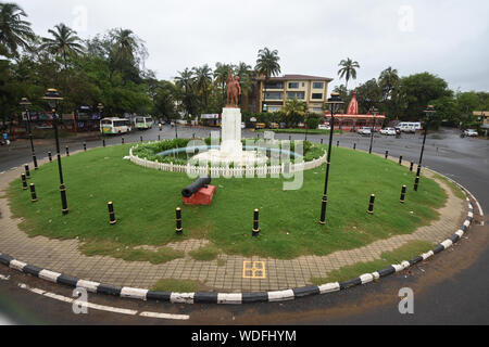 Panjim Circle or Panaji Circle , the Landmark of Panaji City at Goa ...