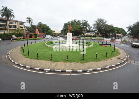 Miramar Circle. Dayanand Bandodkar Marg. Panjim, Goa, India Stock Photo ...
