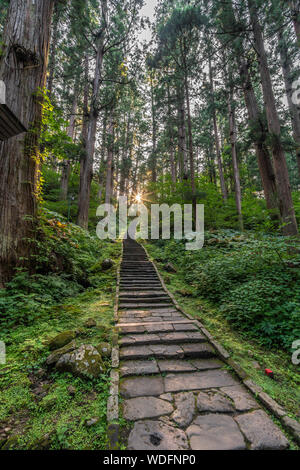 Mount Haguro, One of the three sacred mountains of Dewa Province (Dewa ...