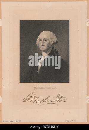 A formal portrait of General George Washington, Commander in Chief of ...