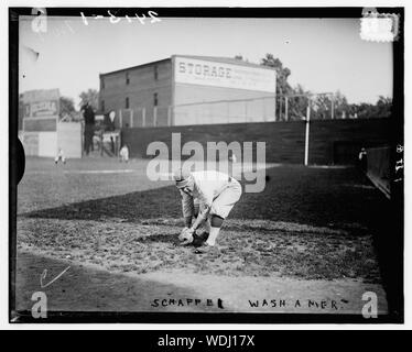 Germany Schaefer, Washington AL (baseball) April 1911 Stock Photo - Alamy