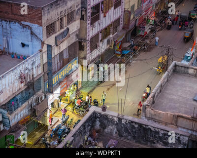 Rooftop View of downtown Varanasi, Uttar Pradesh, India, Asia Stock ...