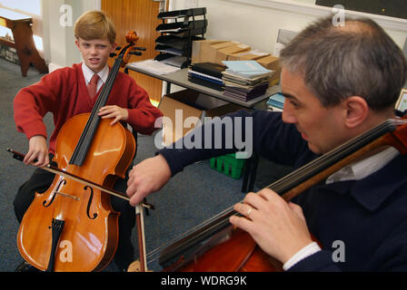 Abbey School, Tewkesbury, Gloucestershire, UK, with student Andrew ...