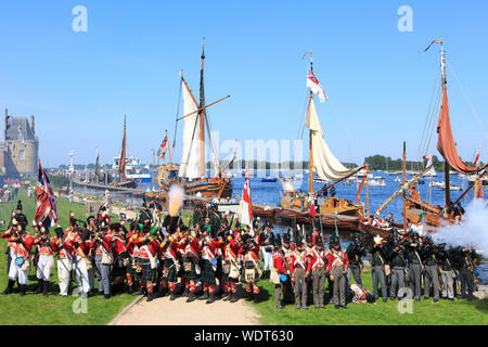 British soldiers during the 1809 Walcheren Campaign Napoleonic battle ...