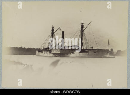 Gunboat "Mendota", Deep Bottom, James River, Va., Civil War Photographs ...