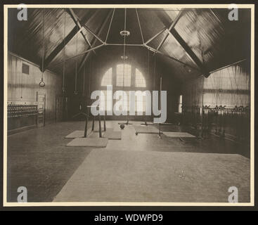 Gymnasium, Braddock Carnegie Free Library, Braddock, Pennsylvania Stock ...