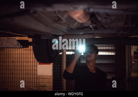 Shining horror in an abandoned haunted house in the forest Blair Witch ...