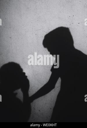 Boy Casting A Shadow Stock Photo - Alamy
