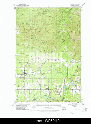 Onalaska, Washington, map 1954, 1:62500, United States of America by ...