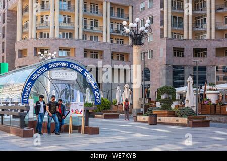 Armenia, Yerevan, Northern avenue, pedestrian and shopping street in ...