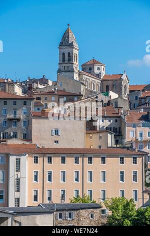 France, Ardeche, Annonay, general view of the city Stock Photo - Alamy