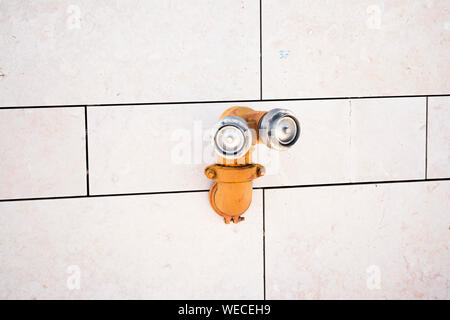 Wall mounted fire hydrant on new building Stock Photo: 41601111 - Alamy